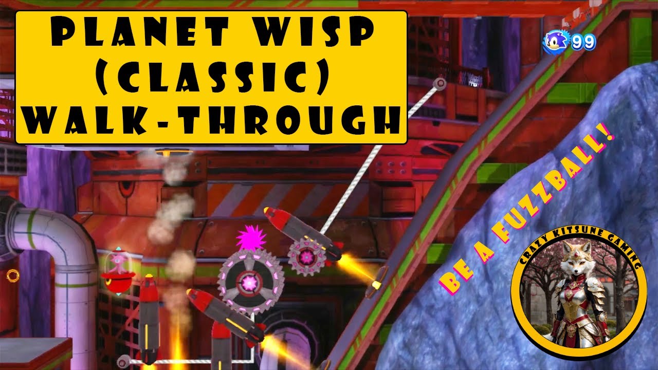 Planet Wisp (Classic level) Walk-through! Sonic Generations - YouTube
