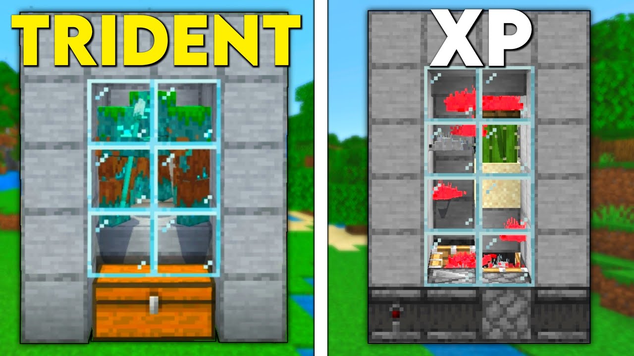 THE BEST 1.21 Trident & XP Farm Tutorial In Minecraft Bedrock! - YouTube