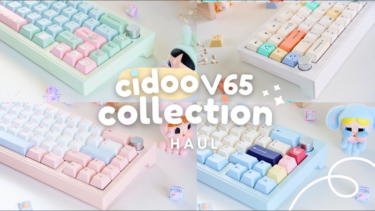 [ CIDOO V65 • haul 📦 ] all colors showcase & sound comparison | Zanook ...