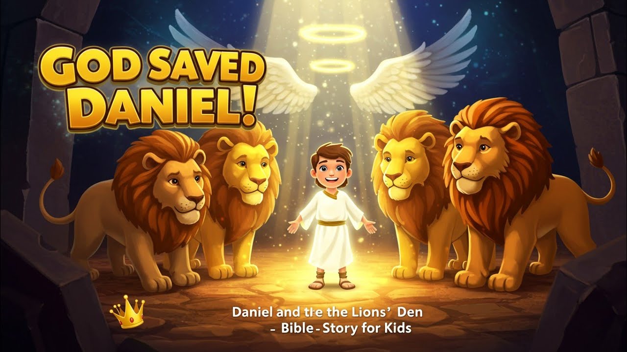 Daniel and the Lions' Den 🦁 | Bible Story for Kids | Animated Christian ...
