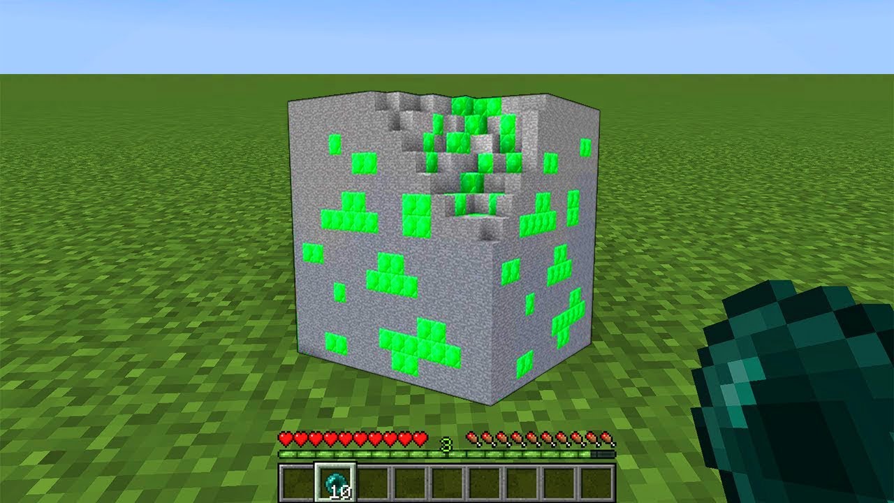what's inside the emerald block? - YouTube