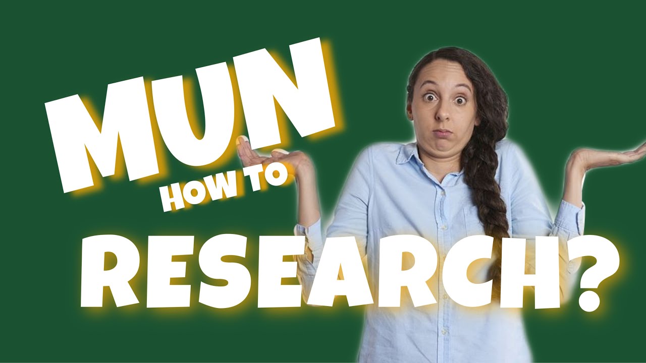 MUN: How to Research - YouTube