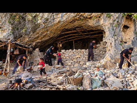 Real Nomadic Cave Life in Iran’s Zagros Mountains | Can This Cave Become a Safe Shelter?