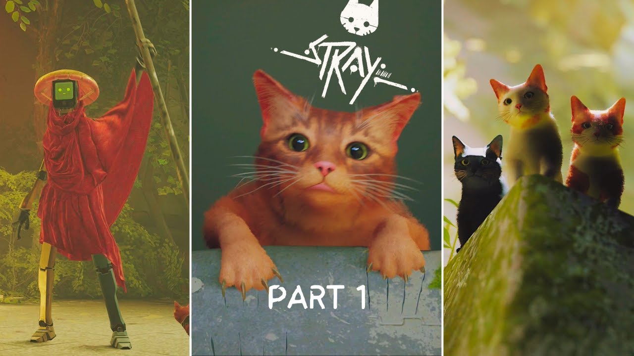 ROBOTS CATS AND MYSTERY - Stray Cutest Cat Game Ever?! Stray Game ...