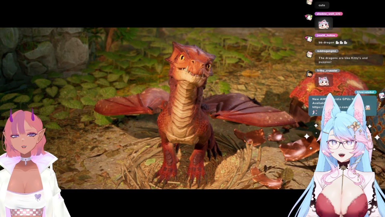 Silvervale & MiraPink Meet This Super Adorable Creature [Split Fiction ...