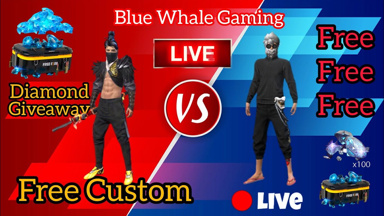 Free Custom Live || Live Diamond Giveaway ||#viral #trending - YouTube