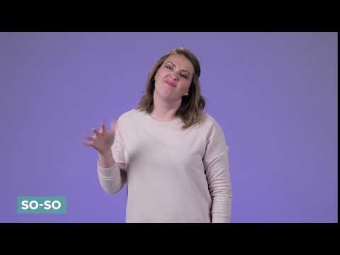 Learn How to Sign So So in ASL | LearnHowToSign.org - YouTube