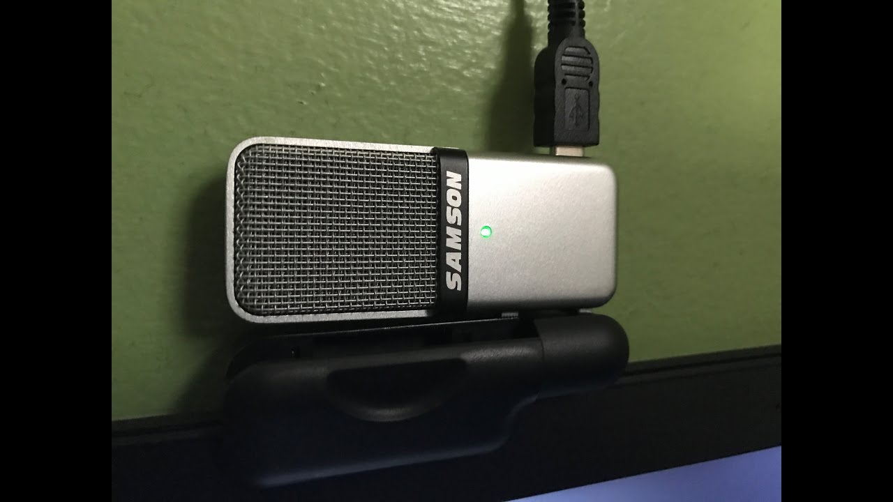 Samson Go Mic (and Logitech c920 webcam) - YouTube