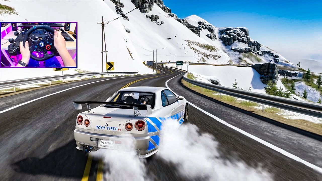 Nissan GT-R | The Crew 2 Realistic Cruise and Drift with Logitech G29 ...