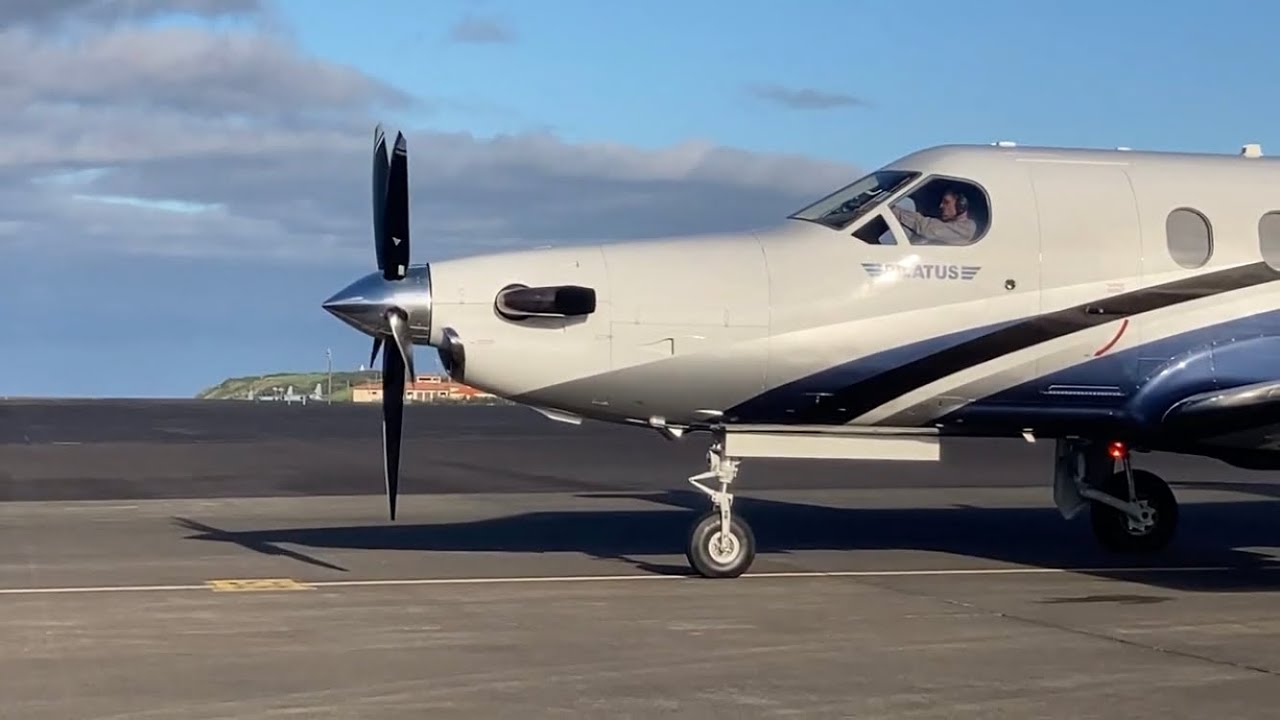 Pilatus PC 12 NG Engine Startup - Propeller Pitch Changing - YouTube