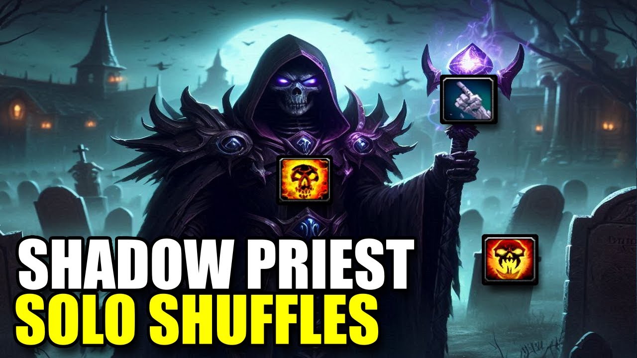 Shadow Priest PvP: Dominating the Solo Shuffles - YouTube