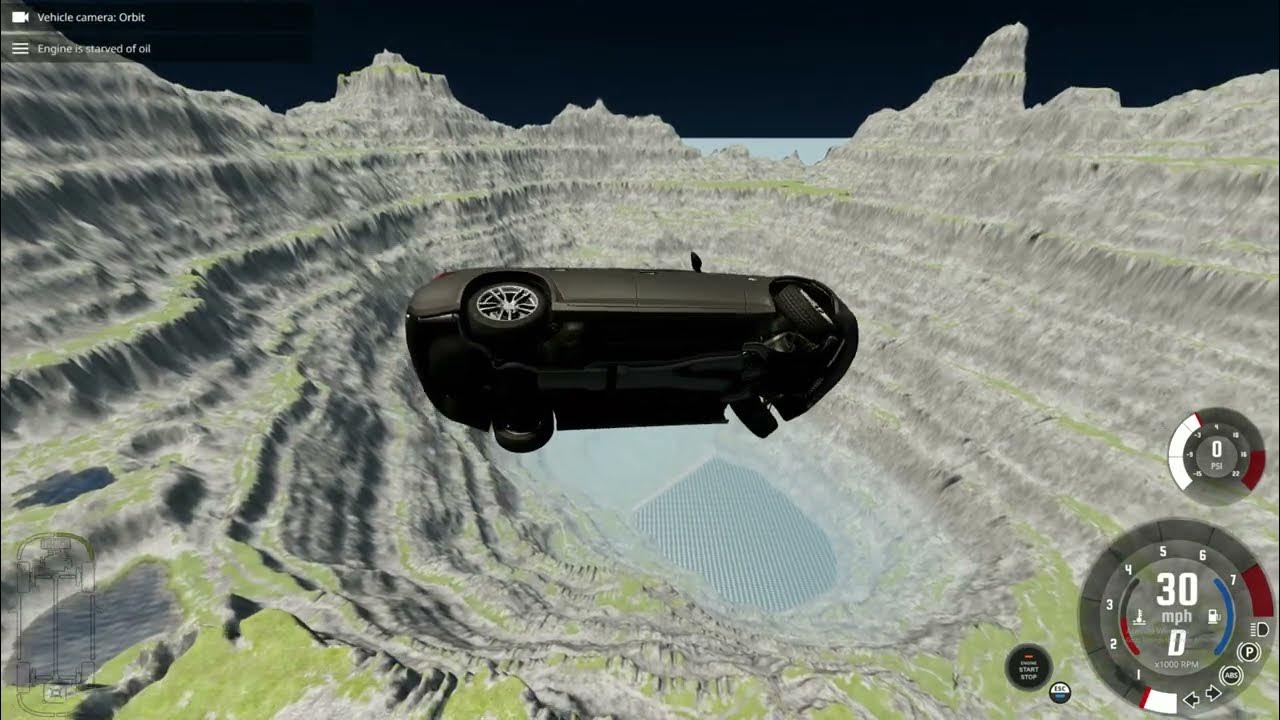 Cars vs Cliff - BeamNG Drive - YouTube