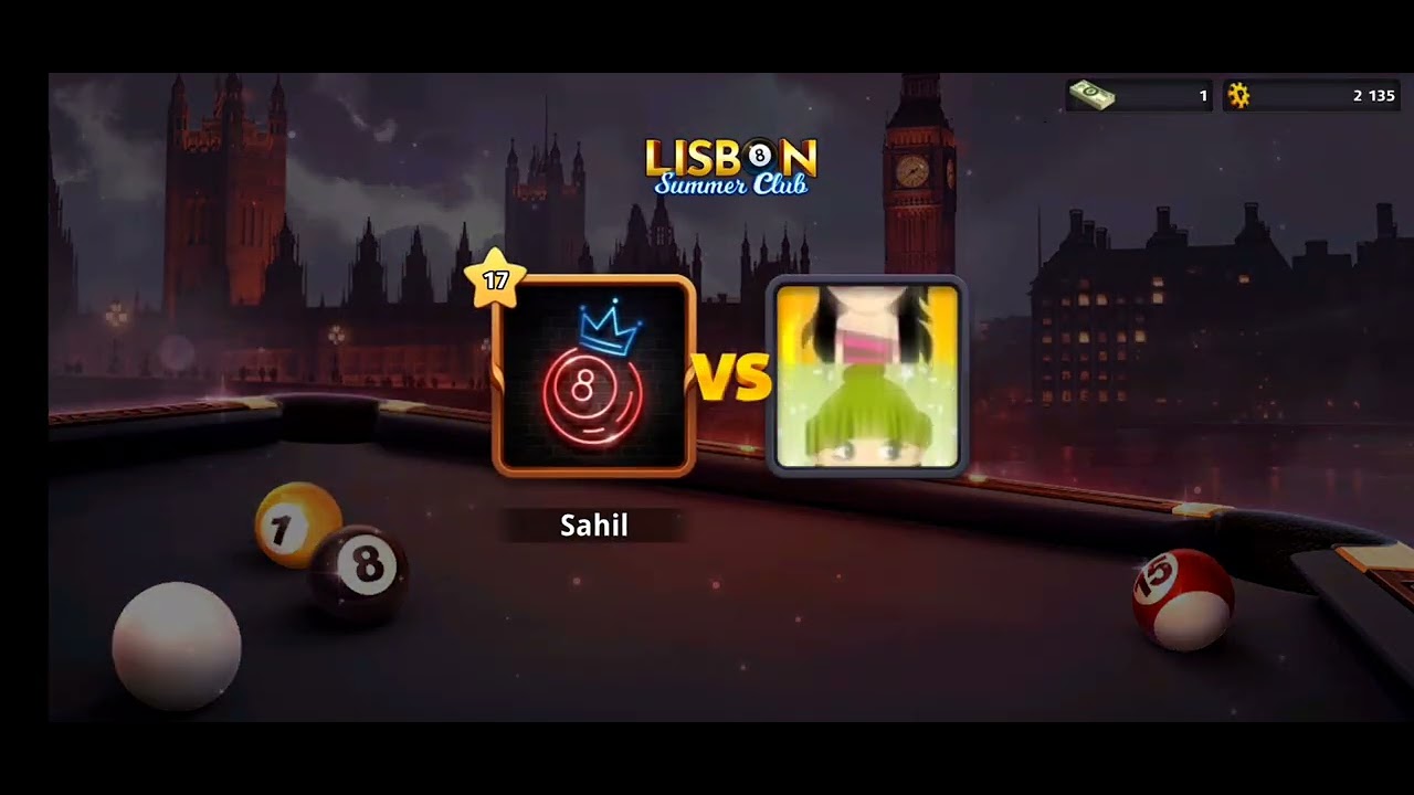 Abdullah Vs Sahil Match in 8 Ball Pool Android Mobile Gameplay - YouTube