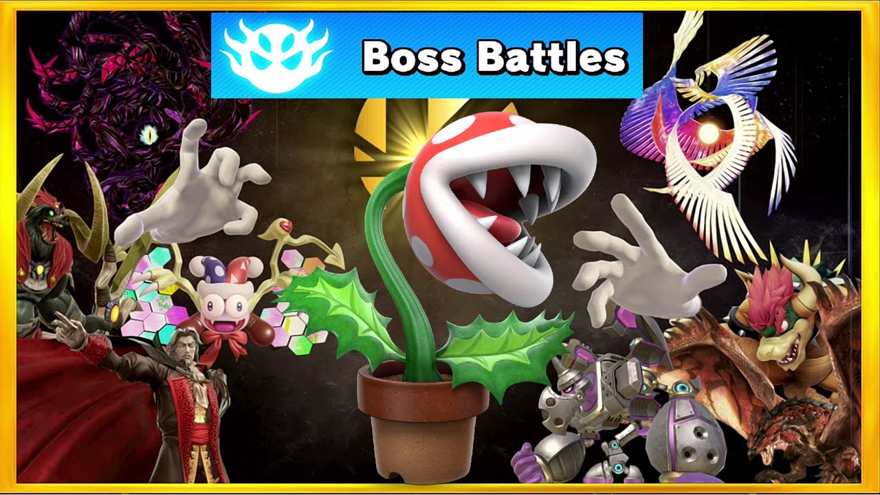 Super Smash Bros. Ultimate - Boss Battles with Piranha Plant - YouTube