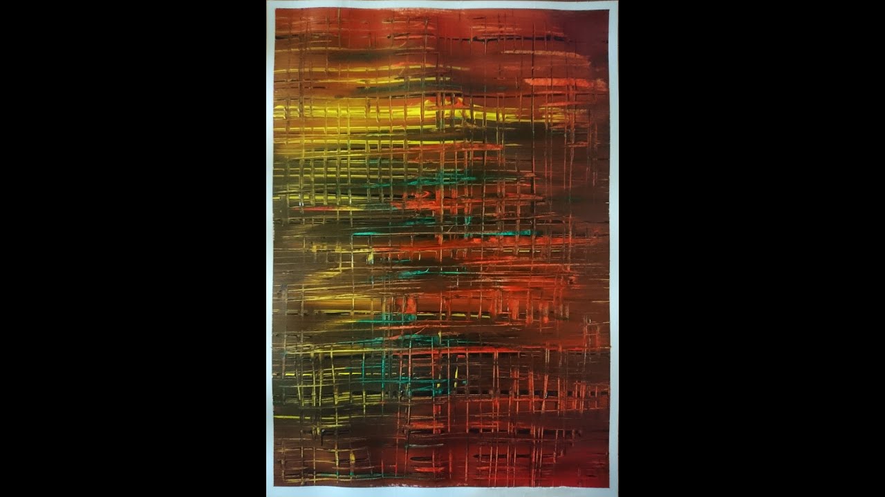 Abstract Acrylic Painting Techniques, Easy For Beginners, Relaxing ...