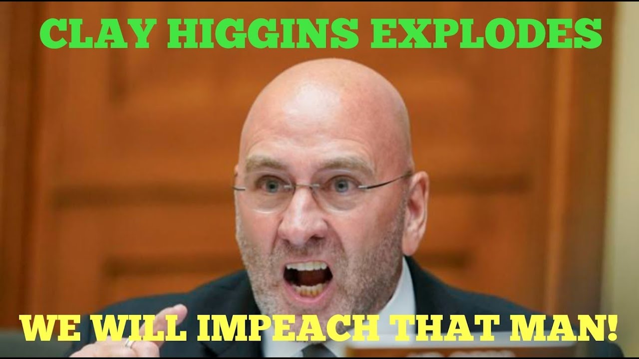 Clay Higgins Promises Mayorkas Impeachment at Hearing - YouTube