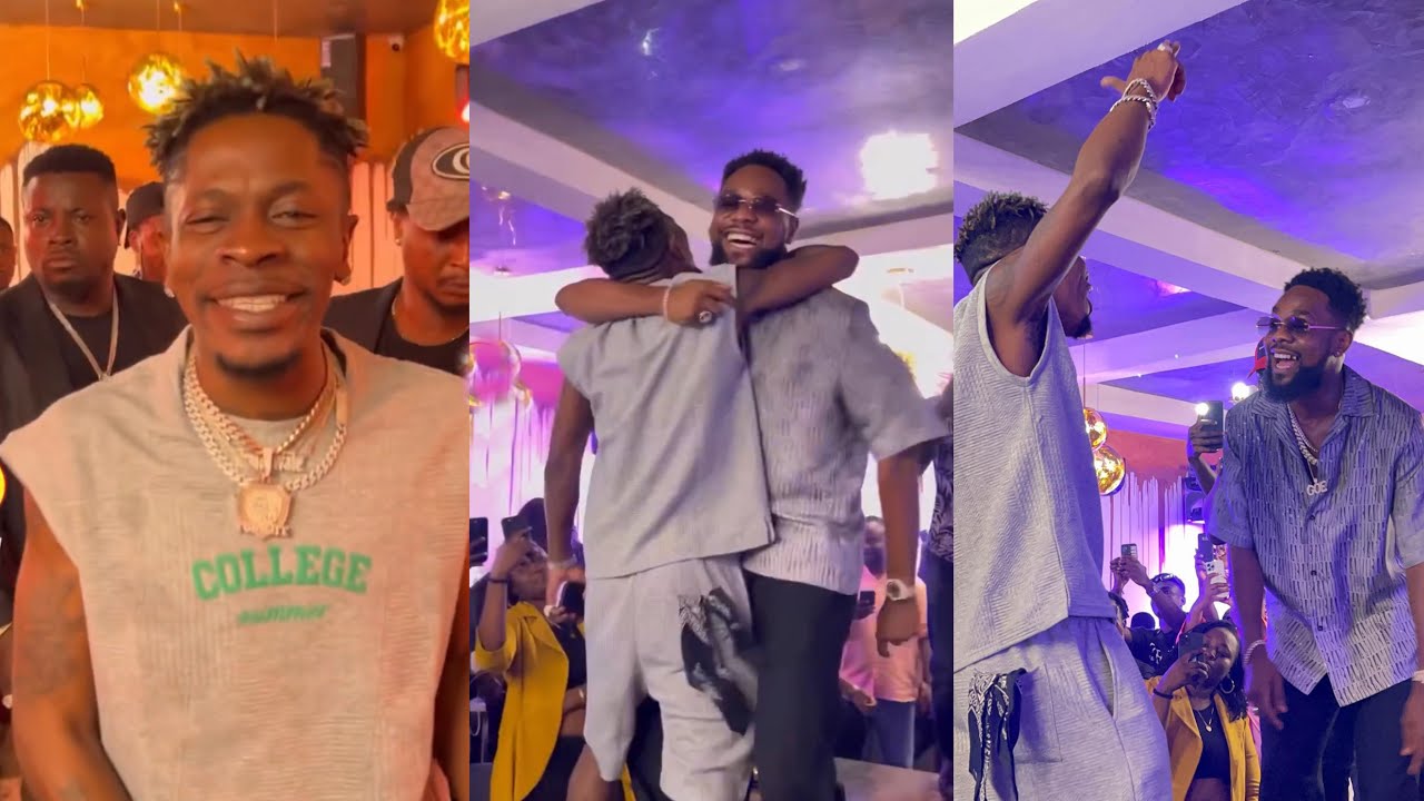 Shatta Wale Reunites With Patoranking, Perform On Stage At His World ...