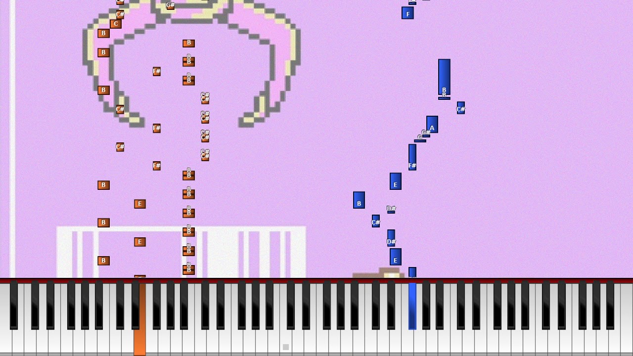 Kirby's Adventure (NES) - Crane Fever [Synthesia] - YouTube