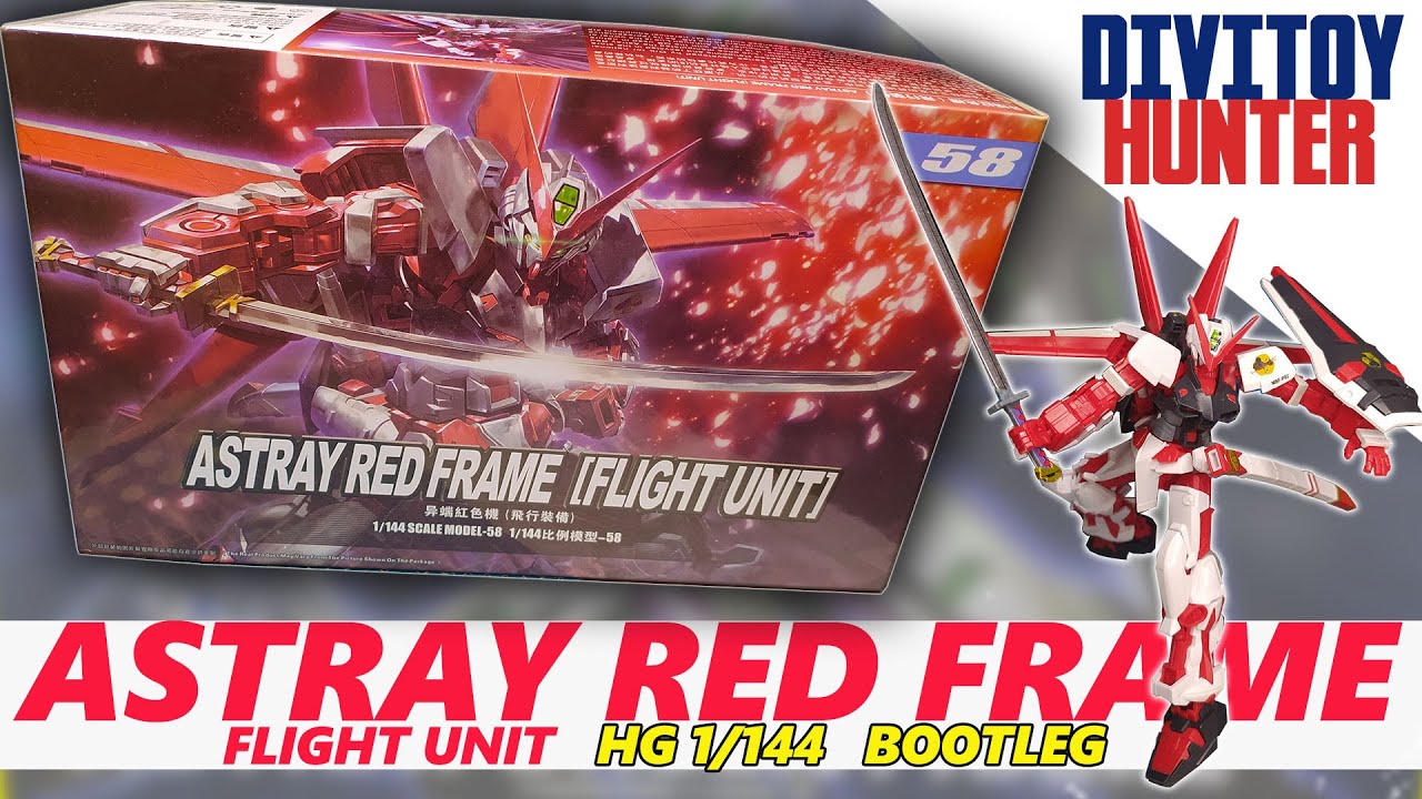 ASTRAY RED FRAME FLIGHT UNIT HG 1/144 BOOTLEG - YouTube