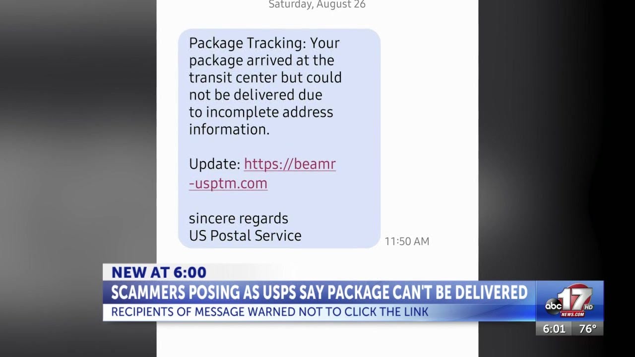U.S. Postal Inspector warns not to click link on recent scam texts ...