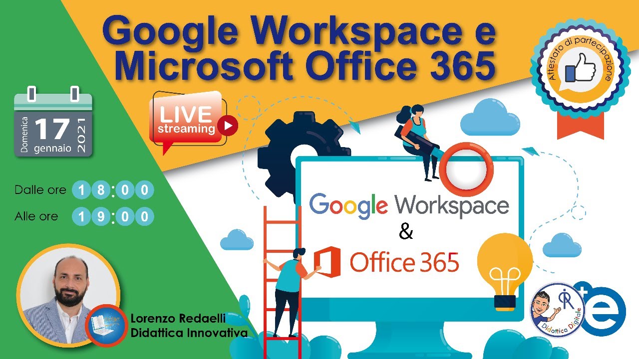 Google Workspace e Microsoft Office 365, possono convivere? - YouTube