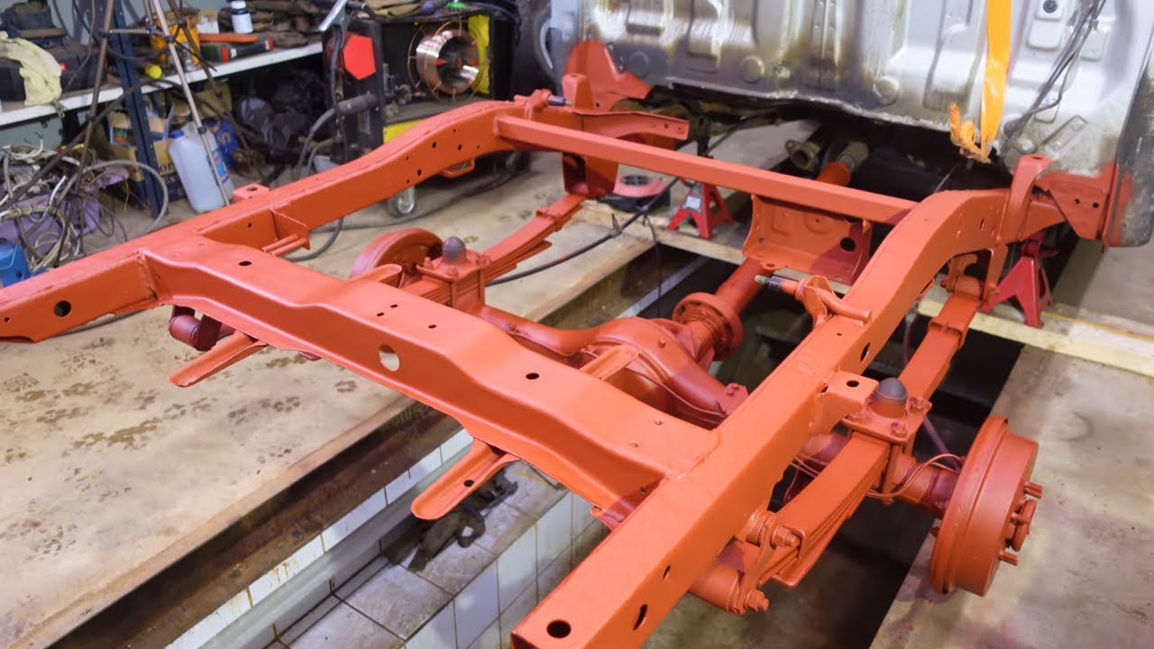 Mazda B2500 Pickup Truck - Rusty Frame Repair (part 2) - YouTube