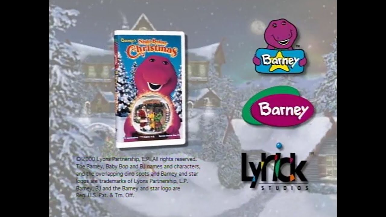 Barney's Night Before Christmas DVD 📀 Intro - YouTube