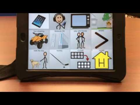 TouchChat - linking a page to a button - YouTube