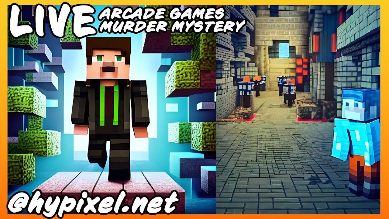 😮ARCADE GAMES & MURDER MYSTERY - MEGA abgefahrene MINI-GAMES! #live # ...