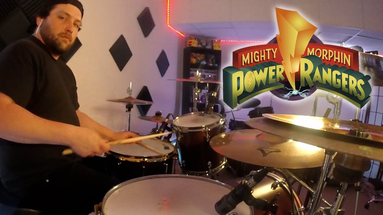 Mighty Morphin Power Rangers Theme | Drum Cover by Cory Beaver - YouTube