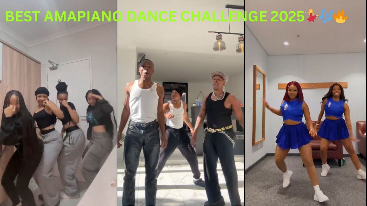 🔥AMAPIANO DANCE CHALLENGE 2025💃🎶🔥 - YouTube