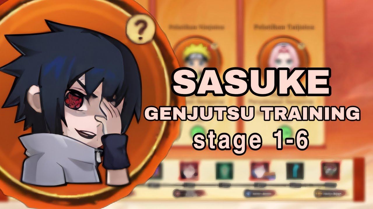SASUKE GENJUTSU TRAINING GUIDE 🍥 STAGE 1-6 ~ MLBB - YouTube