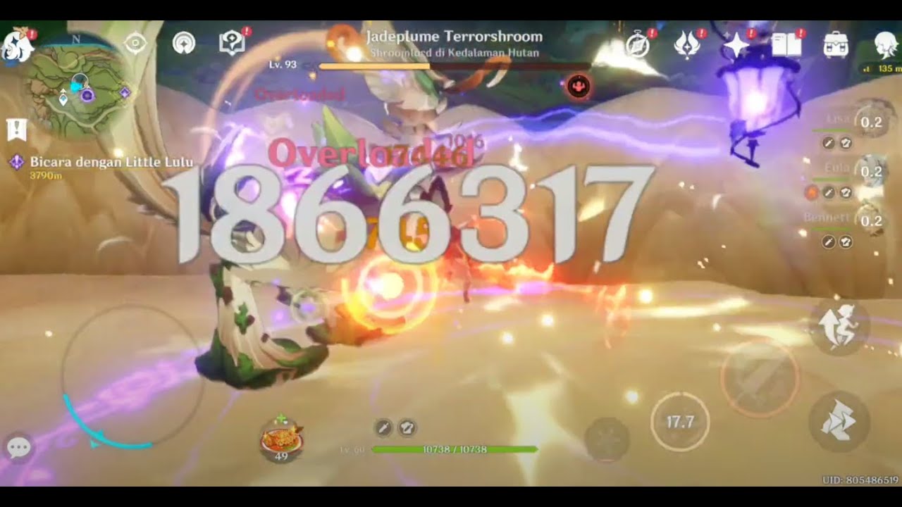 Showcase Oneshot Sumeru Boss Jadaplume - Genshin Impact - YouTube