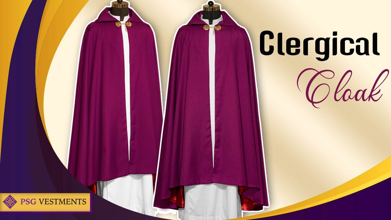 Clerical Cloak Classic Style - YouTube