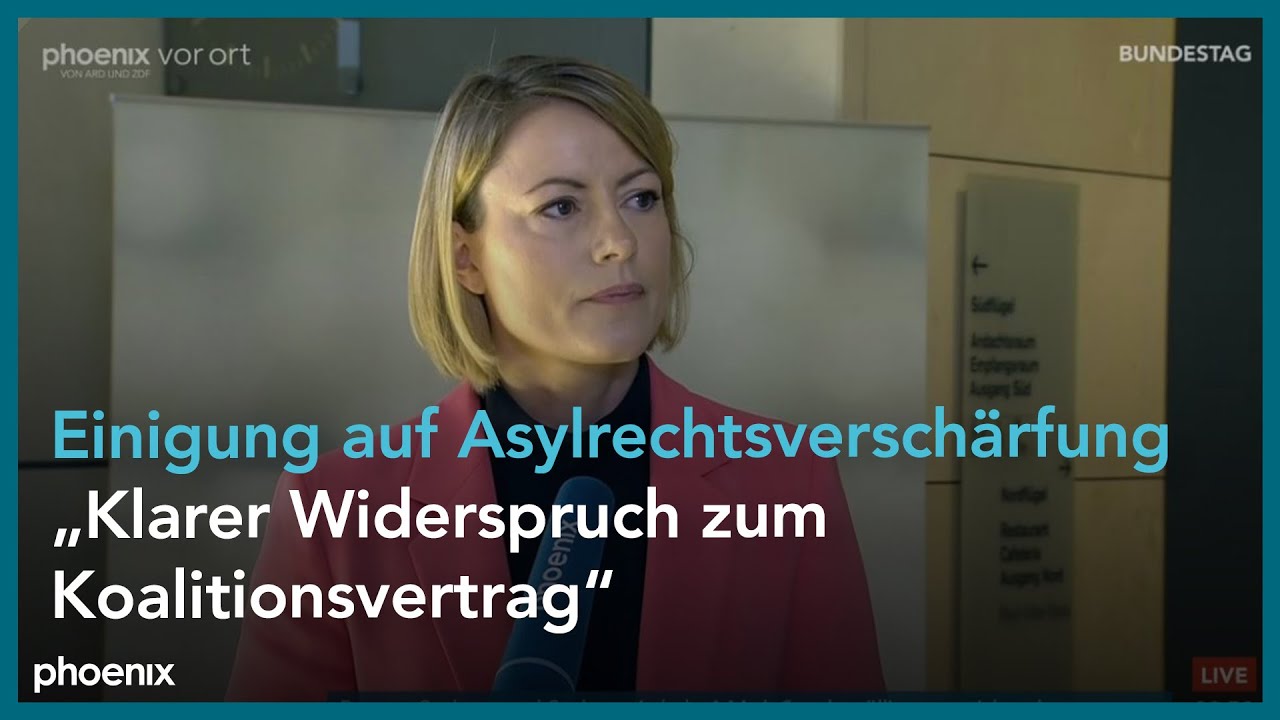 phoenix bundestagsgespräch mit Clara Bünger (DIE LINKE) und Manuel ...