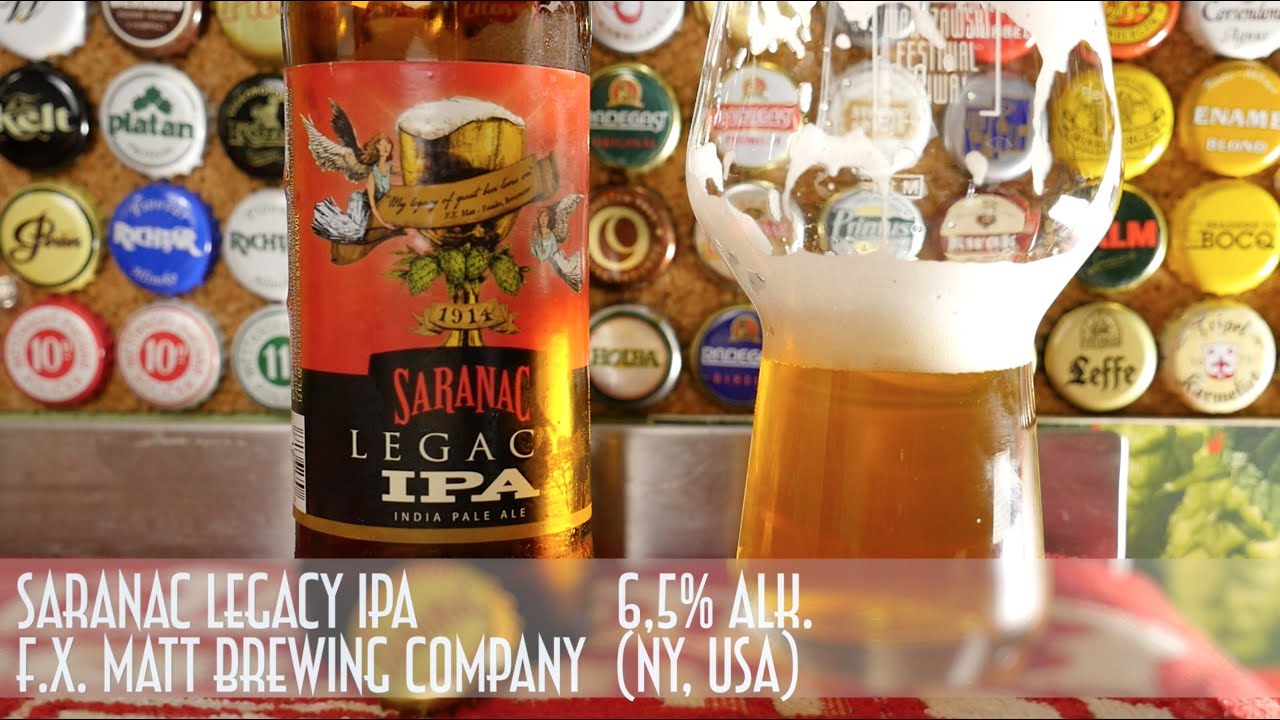 Saranac Legacy IPA z F.X. Matt Brewing - YouTube
