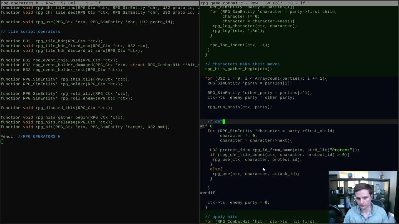 (03.11.2025) RPG Simulator - Brain Scripting and Modules (1/2) - YouTube