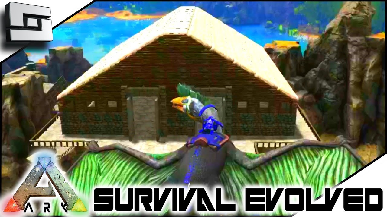 ARK: Survival Evolved - BIG BASE BUILD BEGINNINGS! S3E54 ( Gameplay ...