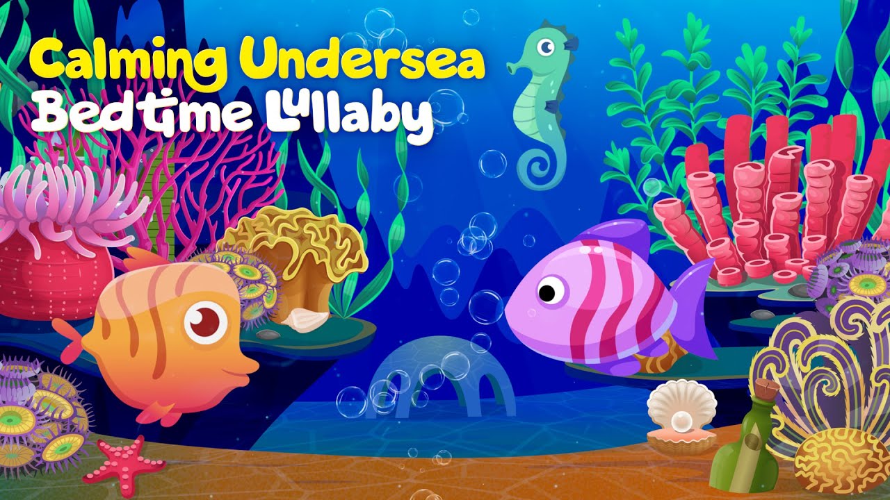 Lullaby and Soothing Underwater Animation 🐠 Baby Sleep Music 💤 Soothing ...