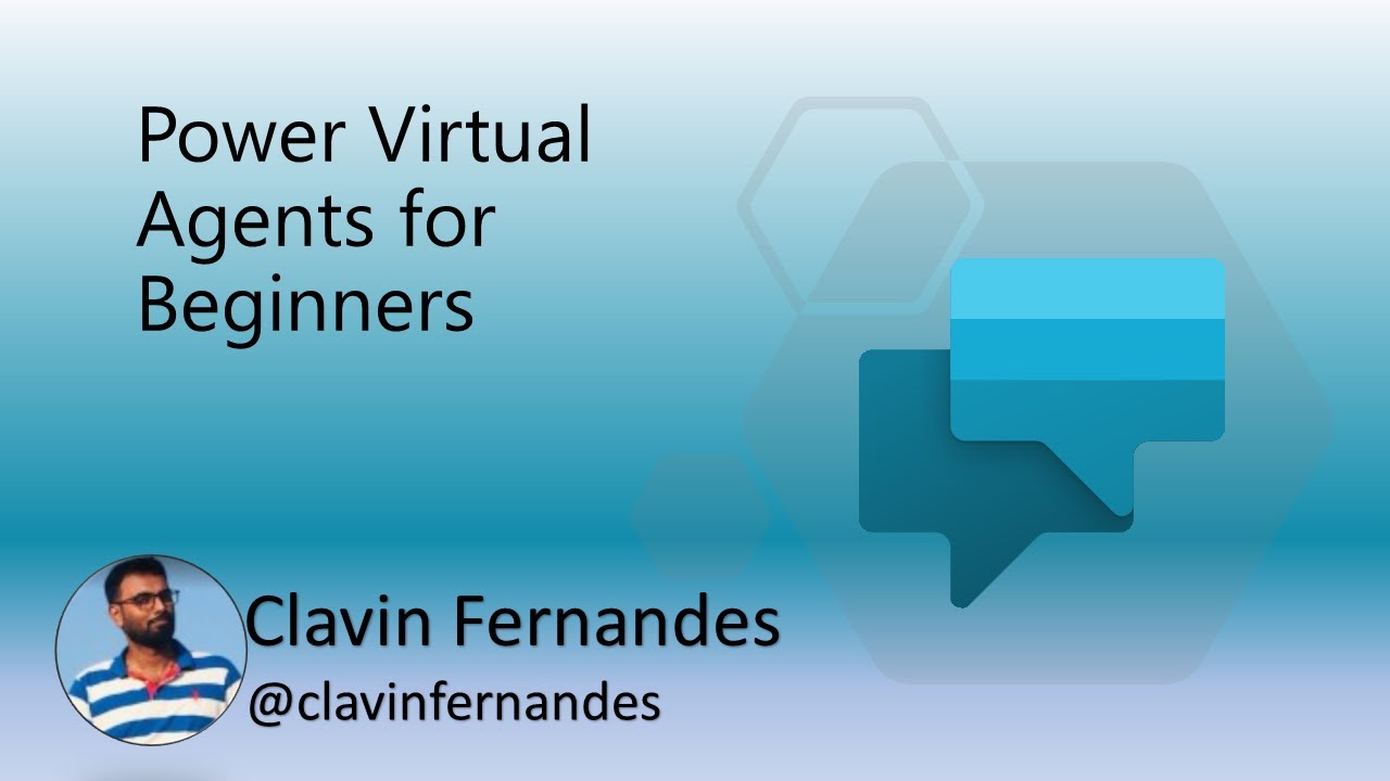 Power Virtual Agents for Beginners - YouTube