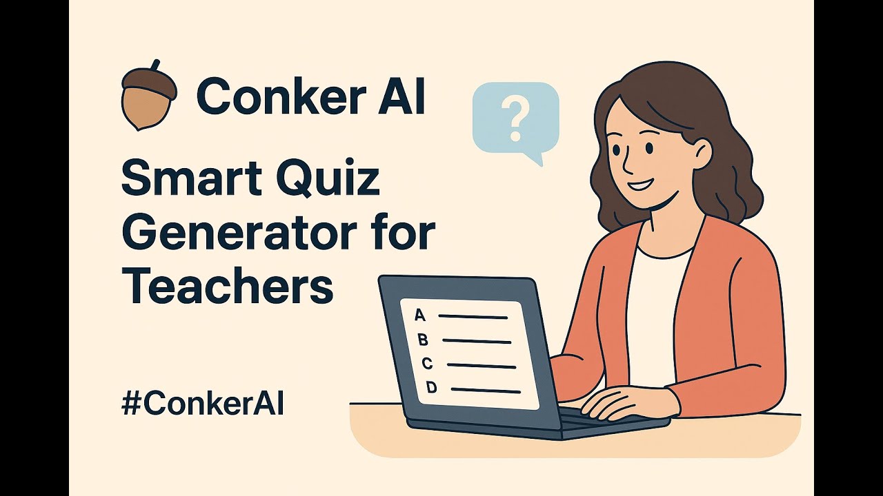 "Conker AI – Smart Quiz Generator for Teachers" أداة ثورية تساعد ...