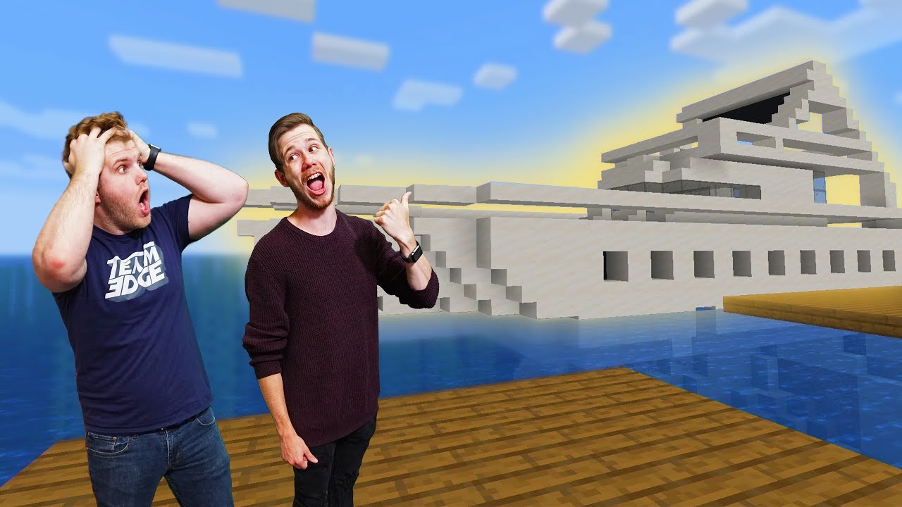 Who Can Build The Best YACHT?! | Minecraft - YouTube