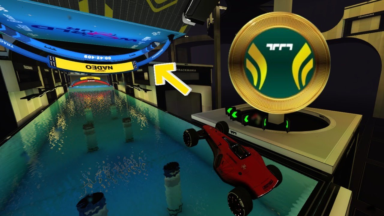 Trackmania WICKED Water Bounce Map! - YouTube