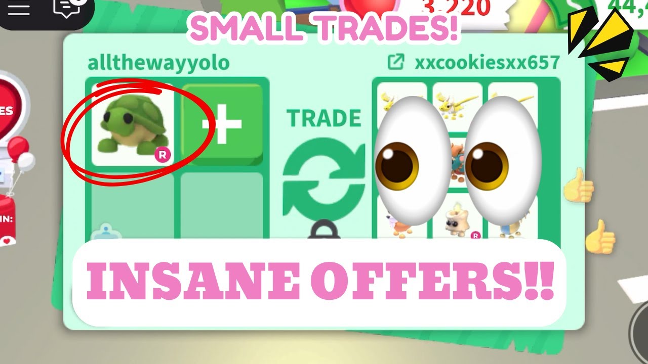 🤯INSANE OFFERS!🤯 Growing My Inventory with Small Trades || Adopt Me ...