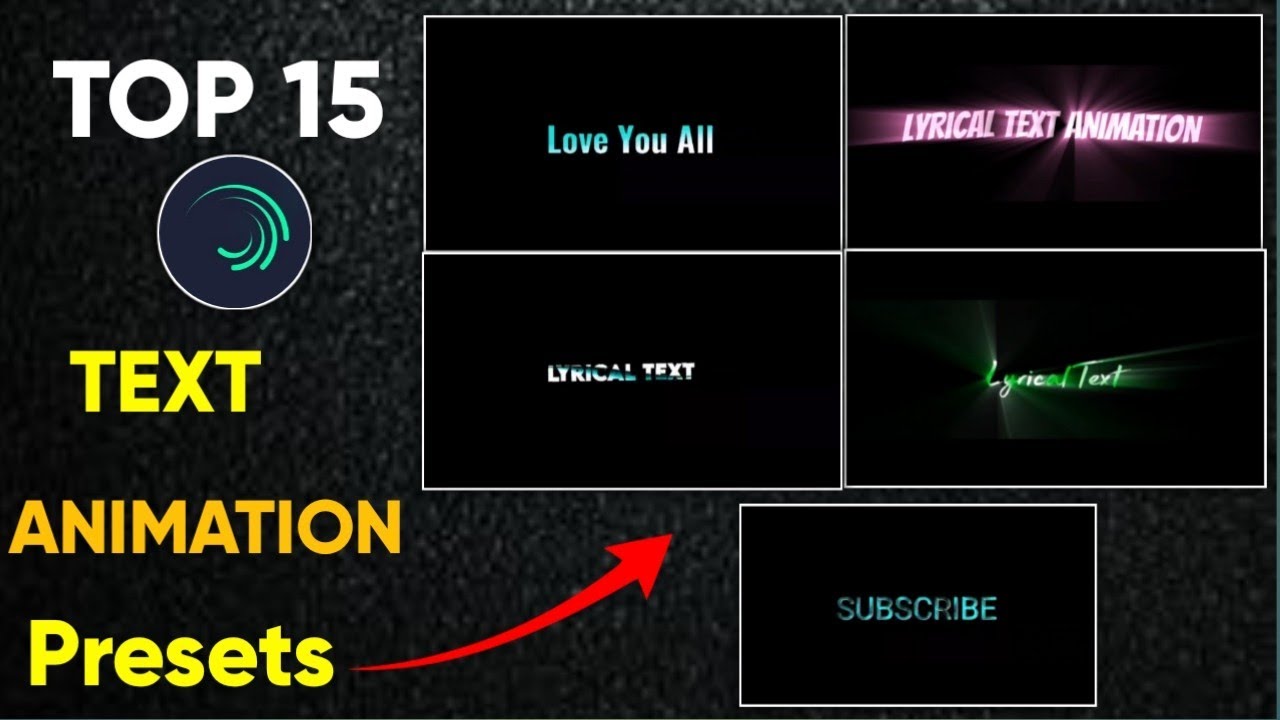 Top 15 Trending Alight Motion presets | Text Animation Alight Motion | Text Effect Alight Motion ...