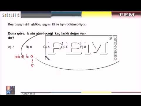 Bölünebilme Obeb-Okek uyg. - 1 - u8 - 2179