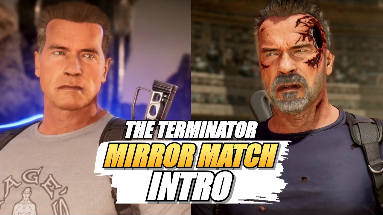 Mortal Kombat 11 | Terminator vs Terminator | Mirror Match Intro - YouTube