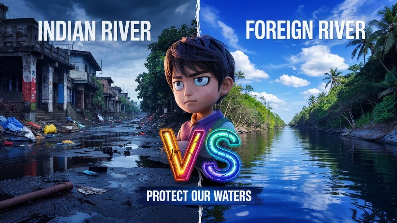 Why Foreign Rivers Are Clean and Indian Rivers Are Dirty - YouTube