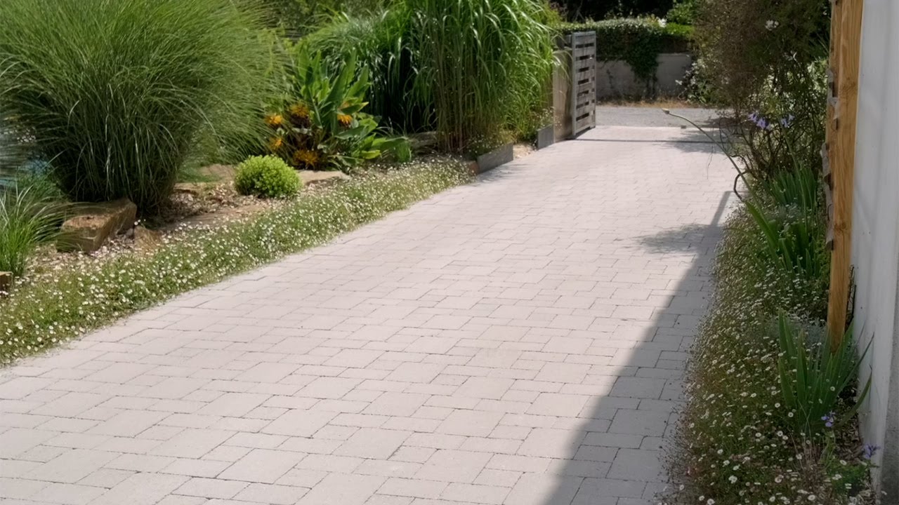 Allée en pavés & Massifs ~ Au Jardin des Rêves - YouTube