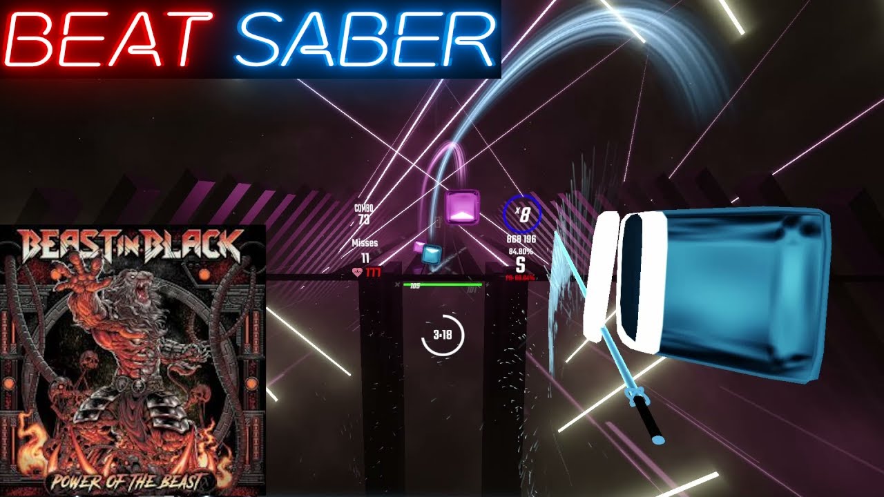 Beat Saber - Beast in Black - Power of the beast - YouTube